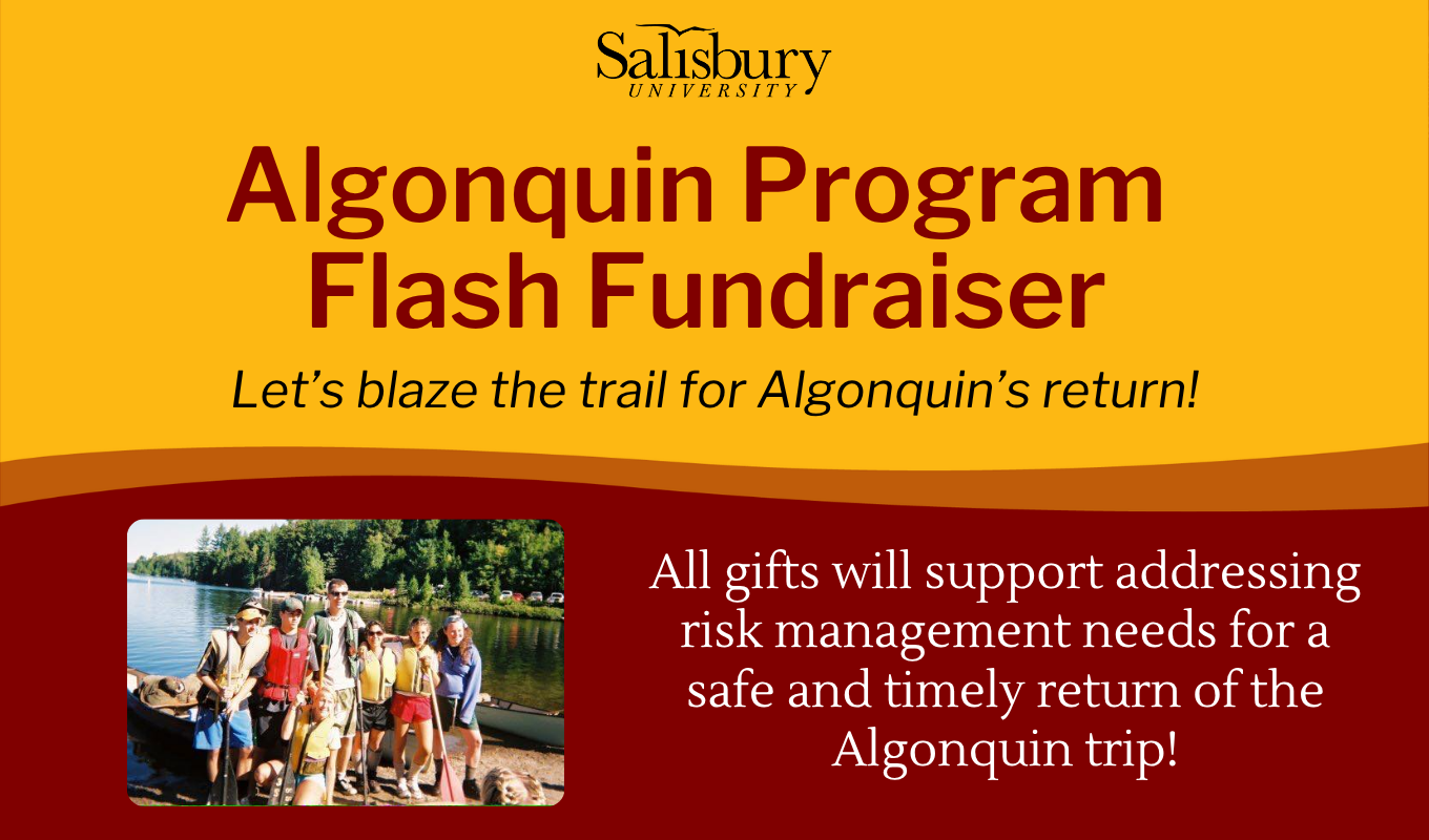 2025 Algonquin Flash Fundraiser - Salisbury University