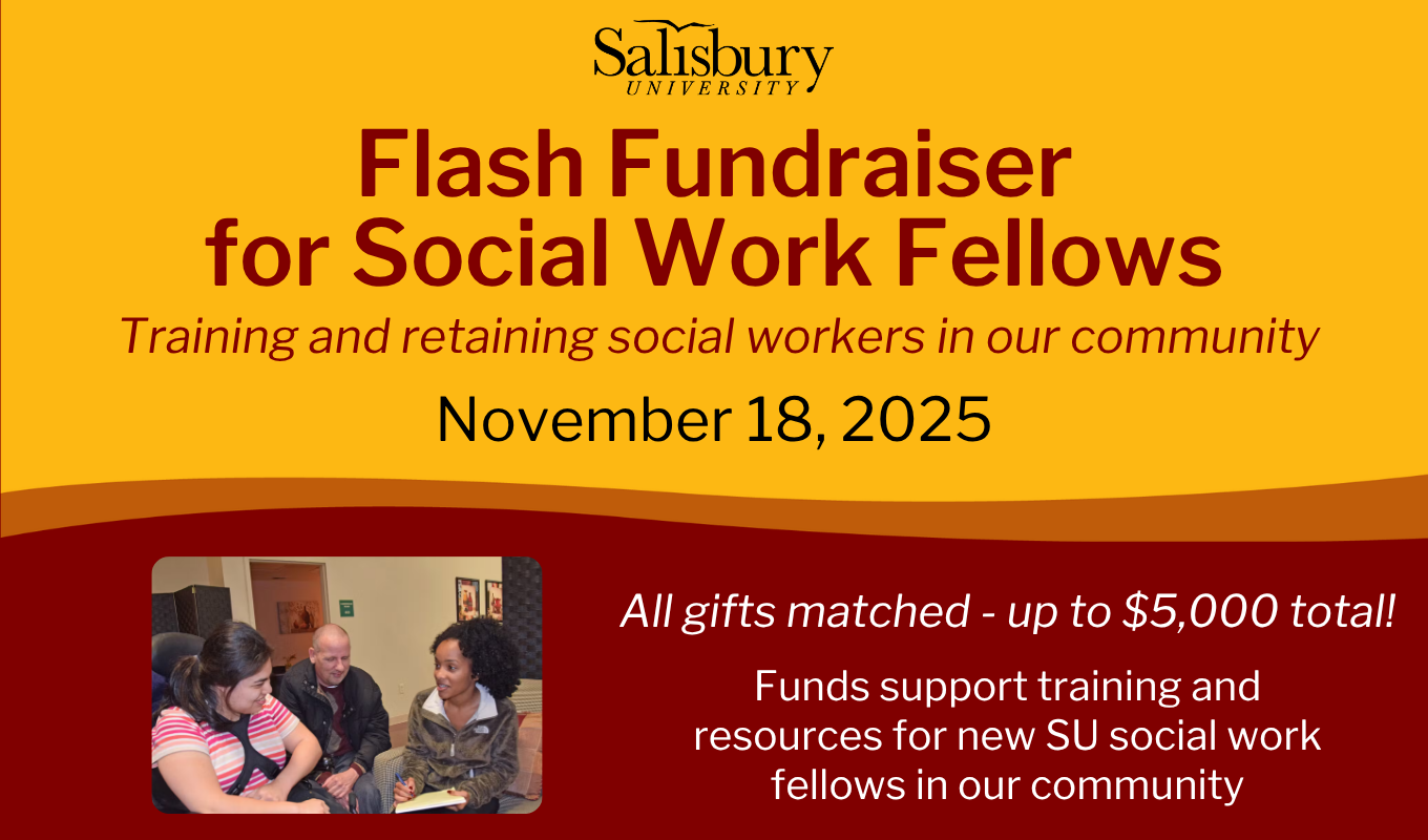 2025 Flash Fundraiser for Social Work Fellows - Salisbury University